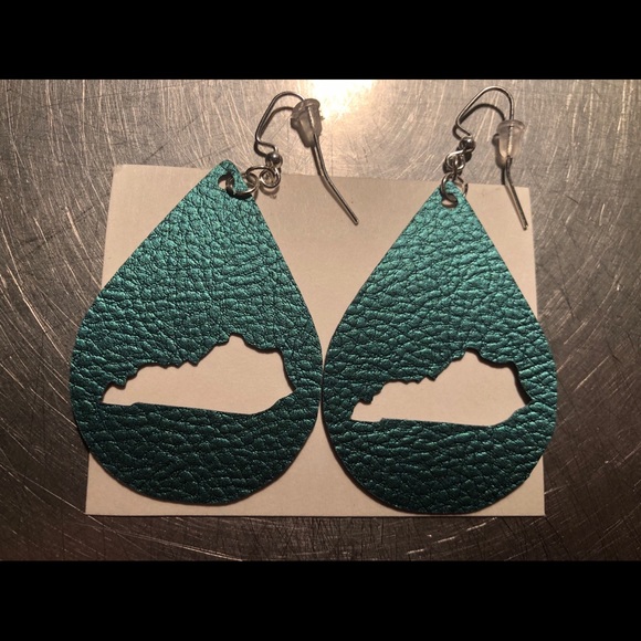 Jewelry | Faux Leather Kentucky Earrings | Poshmark